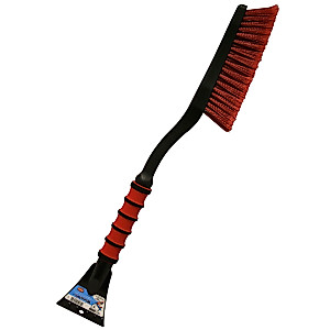 Mallory 533 SnoWisp Deluxe 26" Snow Brush with Integrated Ice Scraper and Foam Grip (Colors may vary)