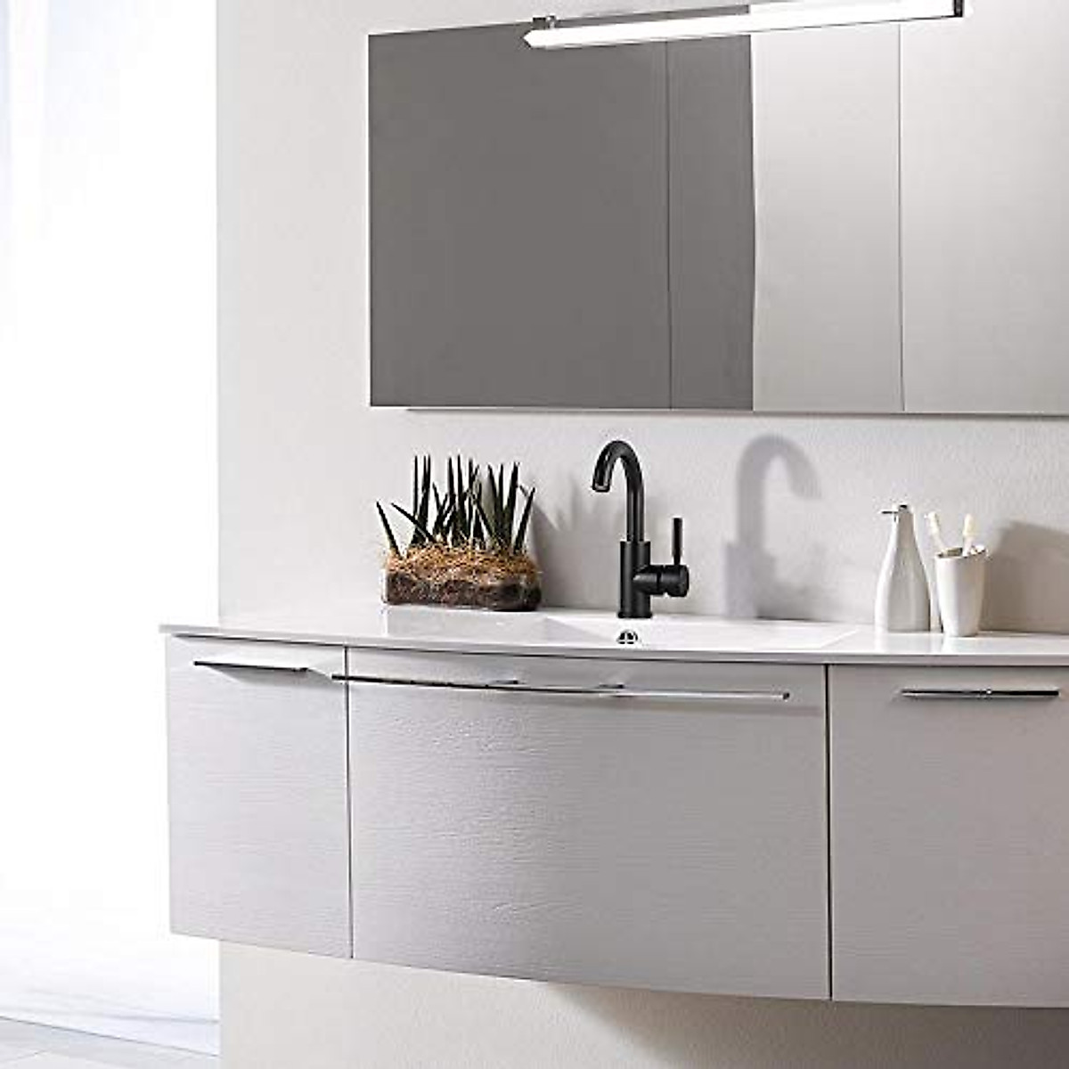 Bar Sink Faucet Matte Black GAPPO Bathroom Faucet Stainless Steel Farmhouse Lavatory Sink Faucet Mixer Small Kitchen Faucet