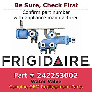 Frigidaire 242253002 Frigidare Water Valve