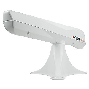 KING KF1000 Falcon Automatic Directional WiFi Antenna with WiFiMax Router and Range Extender - White