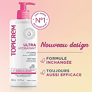 Topicrem ultra-moisturising body milk, 500 ml