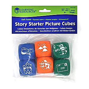 Learning Resources Foam Story Starter Picture Cubes