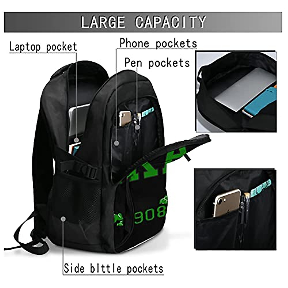 Notherss A.K.A Travel Laptop Backpack A.K.A school bag USB Charging pack…