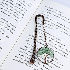 Bookmarks Vintage Style Metal Bookmark Page Marks for Woman Men Students Teen, 2PCS