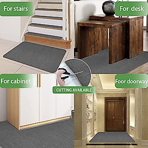 Office Chair Mat,Hard Floors Desk Chair Mat Under Desk Low-Pile Rug,Office Gaming Rolling Floor Mat,Multi-Purpose Floor Protector Rug for Hardwood & Tile Floor,Anti-Slip (Dark Grey, 36" X 48")