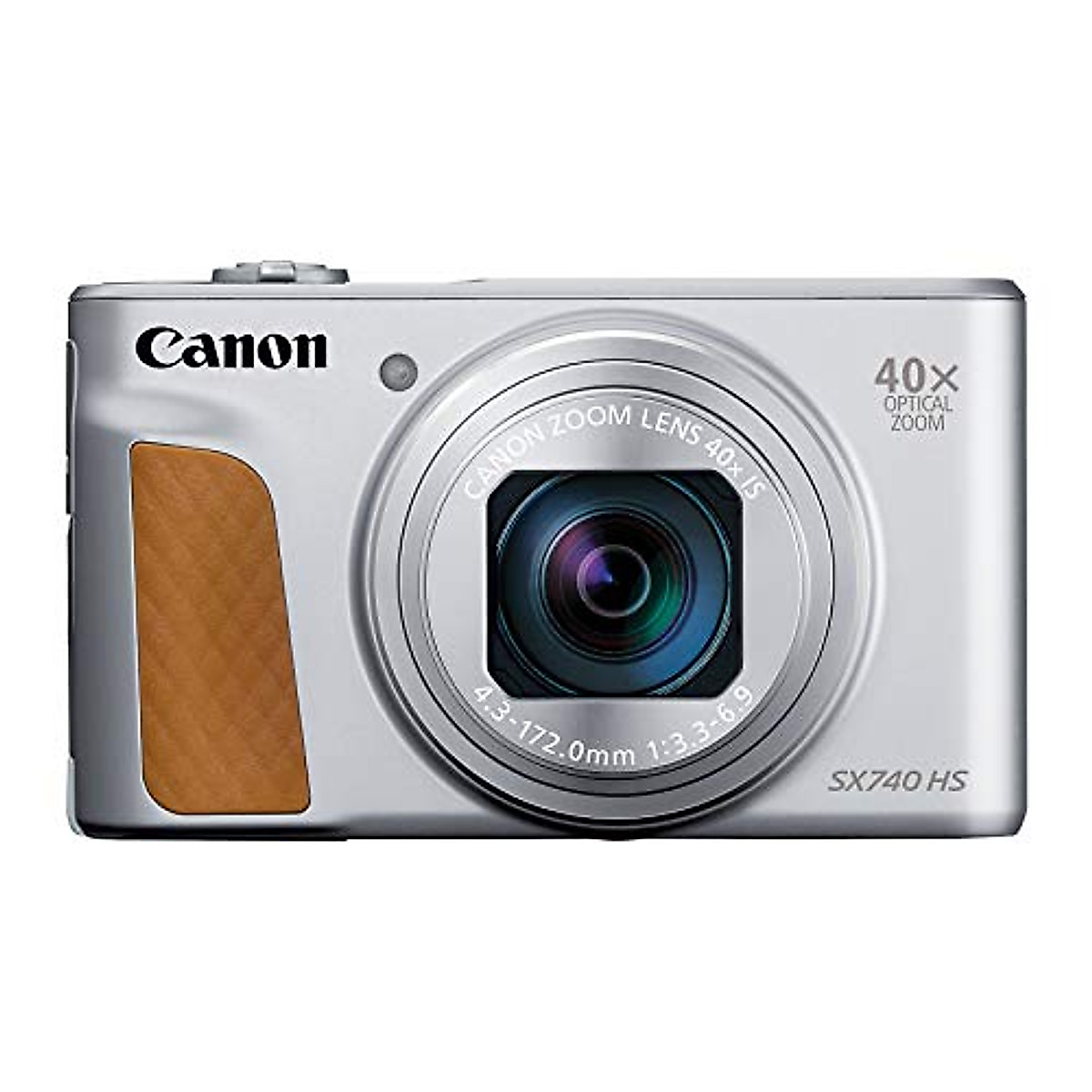 Canon PowerShot SX740 Digital Camera w/40x Optical Zoom & 3 Inch Tilt LCD - 4K Video, Wi-Fi, NFC, Bluetooth Enabled (Silver) (Renewed)