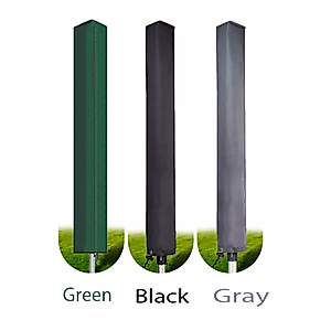 ZXINGCHI Clothes Drying Rack Cover Rotary Clothes Line Cover Outdoor Umbrella Washing Line Cover 600D Oxford Fabric Waterproof Windproof for All Rotary Dryer Washing Lines(Green,71x6x6inch)