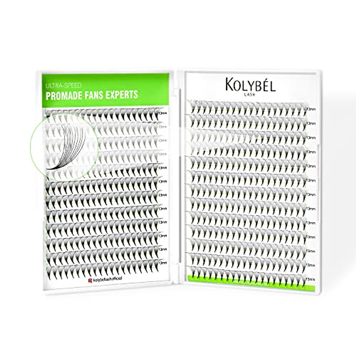 500 Premade Fans Eyelash Extensions 8-15mm Mixed Length Promade Lash Fans C/D Curl Premade Fans Pointed Thin Base Handmade Volume Premade Lash Extensions Fans(10D,0.07-D-8-15MM)