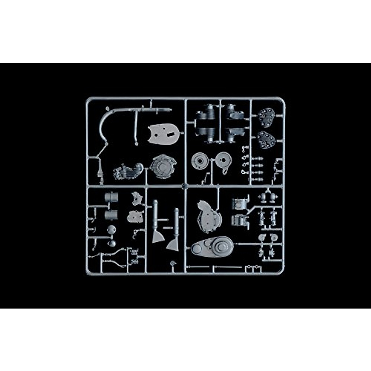 Italeri Harley Davidson WLA 750 WWII Military Motorcycle 1:9 Scale - Plastic Model Kit 7401