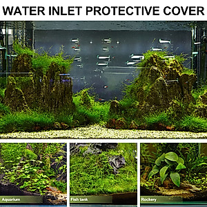 POPETPOP 2pcs Filter Fish Tank Water Inlet Basket Mesh Water Inlet Mesh Cover Aquarium Strainer Mesh Case Strainer Mesh Cover Stainless Strainer Sponge White 304 Network Water Inlet Cover