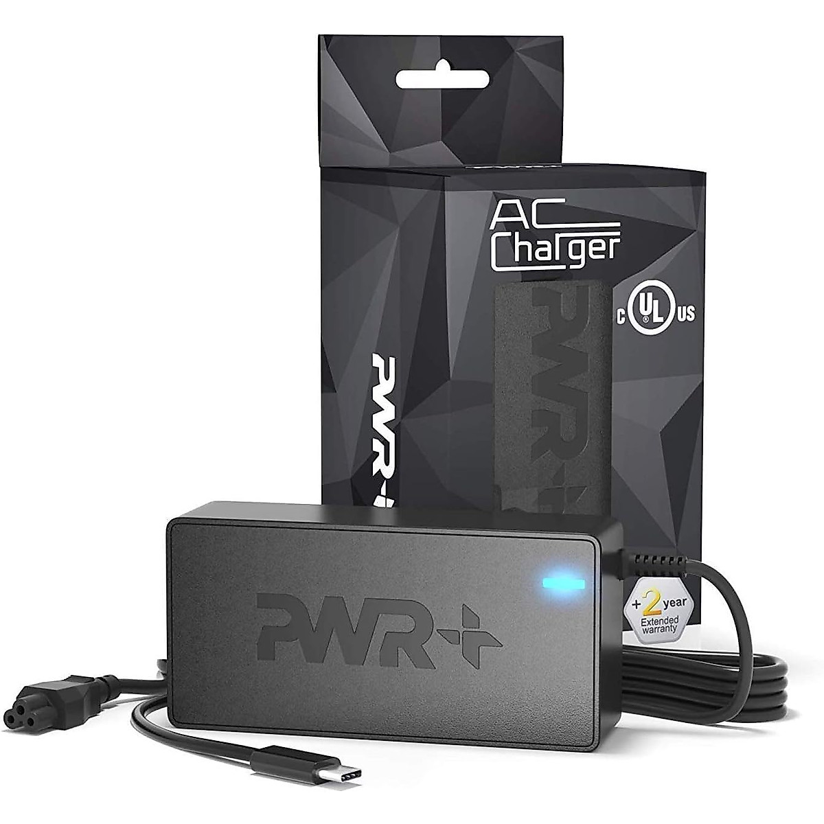 USB-C Power Adapter for Portable Monitors - PWR+ UL Certified Charger