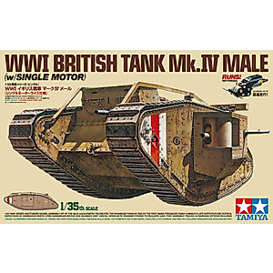 Tamiya Models MK.IV Male Motorized WWI British Tank