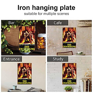 The Changeling Professional Tin Poster- Ideal Wall Decor for Bars, Cafes, Offices, Restaurants, Homes, Gardens, Shops, Clubs - 12 X 8 Inches