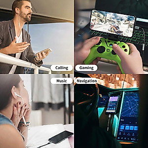 Lightning to 3.5 mm Headphone Jack Adapter, 2 Pack [Apple MFi Certified] for iPhone 3.5mm Headphones/Earphones Aux Audio Adapter Dongle for iPhone 14 13 12 11 XS XR X 8 7 iPad, Support Music + Calling