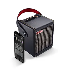 Positive Grid Spark MINI 10W Portable Smart Guitar Amp & Bluetooth Speaker with App for Playing Guitar at Home or Travel (Black)