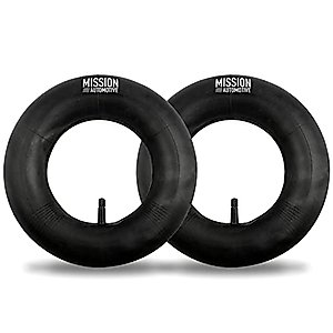2-Pack of 4.80/4.00-8 " Premium Replacement Tire Inner Tubes - For Wheelbarrows, Lawn Mowers, Hand Trucks, Carts, Trailers and More - Tube for 4.80 4.00-8 / 480/400-8 Wheel - By Mission Automotive
