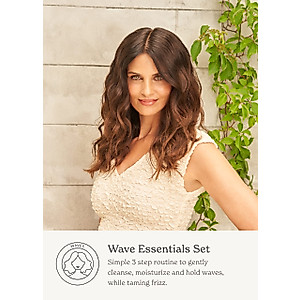 Royal Locks Wave Essentials Set | Clean Curls Shampoo, Curl Quench Conditioner, Dream Cream Curl Cream | Cleanses, Conditions, and Enhances Volume + Tames Frizz (7.5 fl oz, 12 fl oz, 8.5 fl oz)