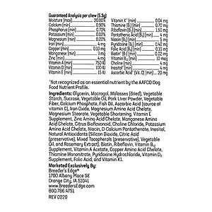 Revival Animal Health Breeder's Edge in Between for Her, Female Multivitamin for Med/Lg Dog- 90 ct