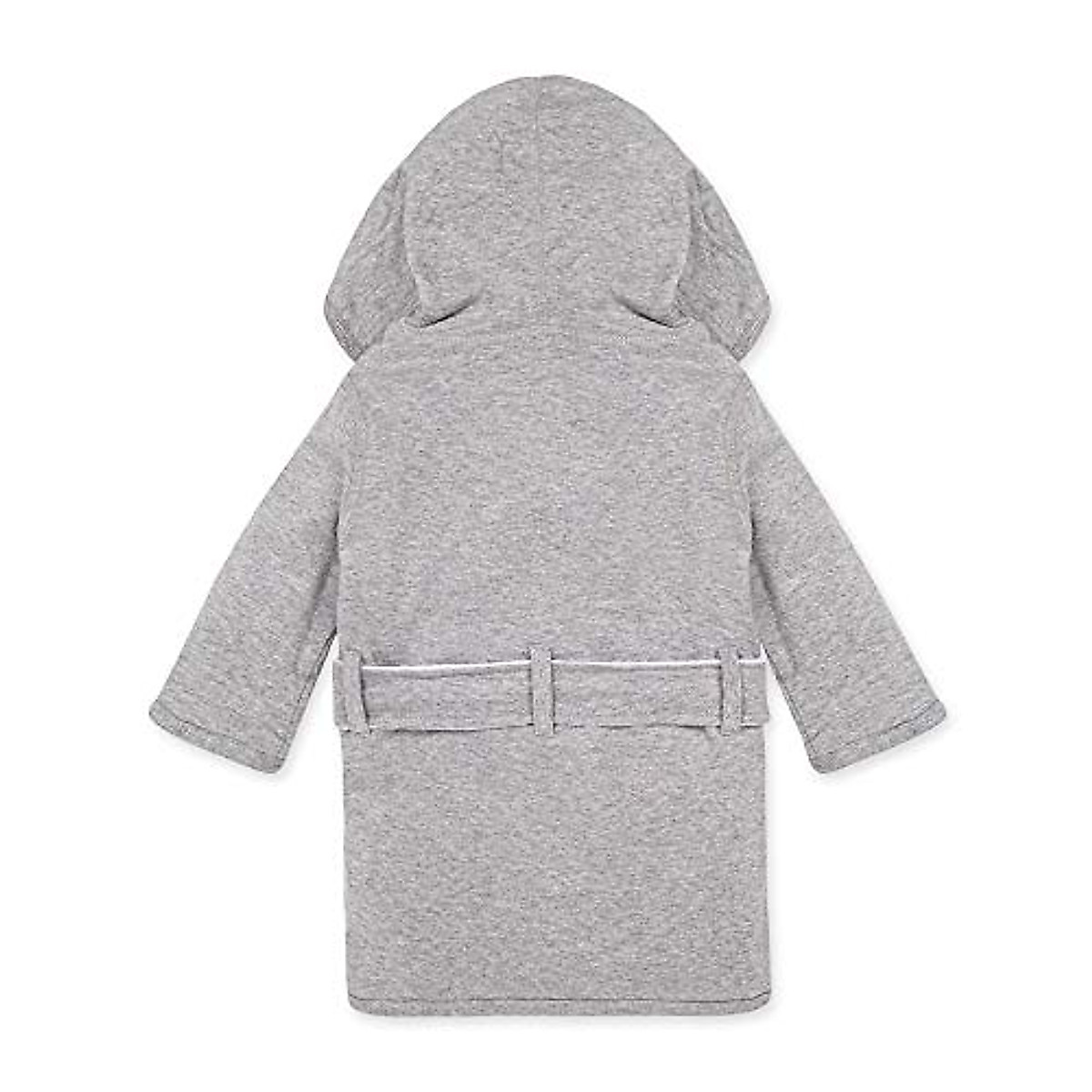 Burt's Bees Baby - Bathrobe, Infant Hooded Robe, Absorbent Knit Terry, 100% Organic Cotton, 0-9 Months (Heather Grey)