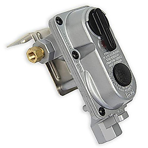 Flame King ACR6a 2-Stage Auto Changeover LP Propane Gas Regulator for RVs, Vans, and Trailers (Without Pigtails)