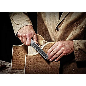 ANDGOO (2 Pack) 4 Way Wood Rasp File, Premium Grade High Carbon Hand File and Round Rasp, Half Round Flat & Needle Files. Best Wood Rasp Set for Sharping Wood and Metal Tools