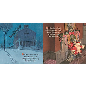 The Night Before Christmas Hardcover: The Classic Edition (Celebrate The Holiday Season with Santa Claus)