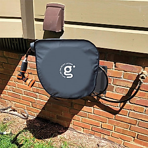 Giraffe Tools AW50 Retractable Garden Hose Reel Cover UV Resistant, Waterproof and Anti-Fading Cover for Water Hose Reel