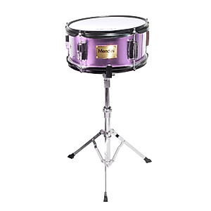 Mendini by Cecilio Drum Set – 3-Piece Kids Drum Set (16"), Includes Bass Drum, Tom, Snare, Drum Throne - Musical Instruments for Age 6-12, Purple Drum Kit