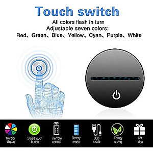 Shark Gifts, Shark Fan 3D Night Light 16 Colors Changing Night Lamp for Kids with Remote Control, 3D Illusion Lamp Birthday Gifts from Age 2 3 4 5 6+ Years for Boys Girls Men Women