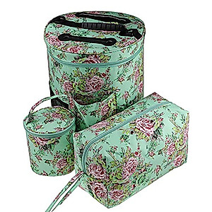 Portable Travel Use Knitting Yarn Storage Tote Bag Crocheting Needle Hooks Pouch Organizer