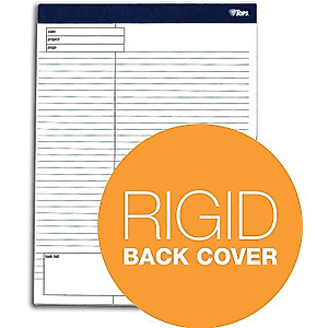 TOPS 77102 Docket Gold Planning Pad, Legal/Wide, 8 1/2 x 11 3/4, White, 40 Sheets, 4/Pack