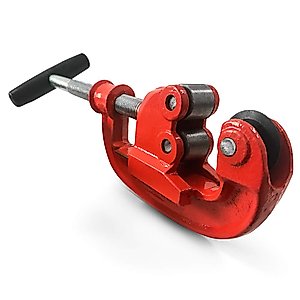 QWORK Heavy Duty Pipe Cutter, 1/8-inch to 2-inch Steel Pipe Cutter