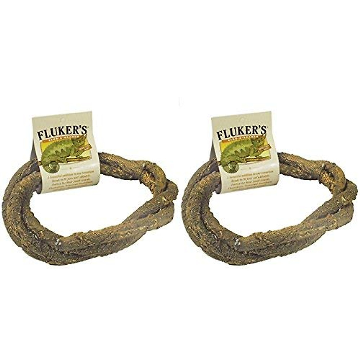 Fluker Labs SFK51019 Small Animal Bend-A-Branch Pet Habitat Decor, Medium (2 Pack)