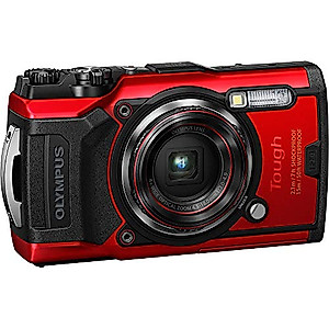 Olympus Tough TG-6 Digital Camera - Essential Accessory Bundle Includes: SanDisk Ultra 32GB Memory Card, Memory Card Reader, Gadget Bag, Blower, Microfiber Cloth and Cleaning Kit