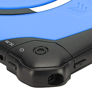 ANGGREK Kids Tablet 7,Kids Tablet 7in 2.4G 5G RAM 4GB ROM32GB Front 5MP Rear 8MP 1960x1080 Octa Cores 5000mAh Tablet for Android10 US Plug 100 to 240V (Blue)