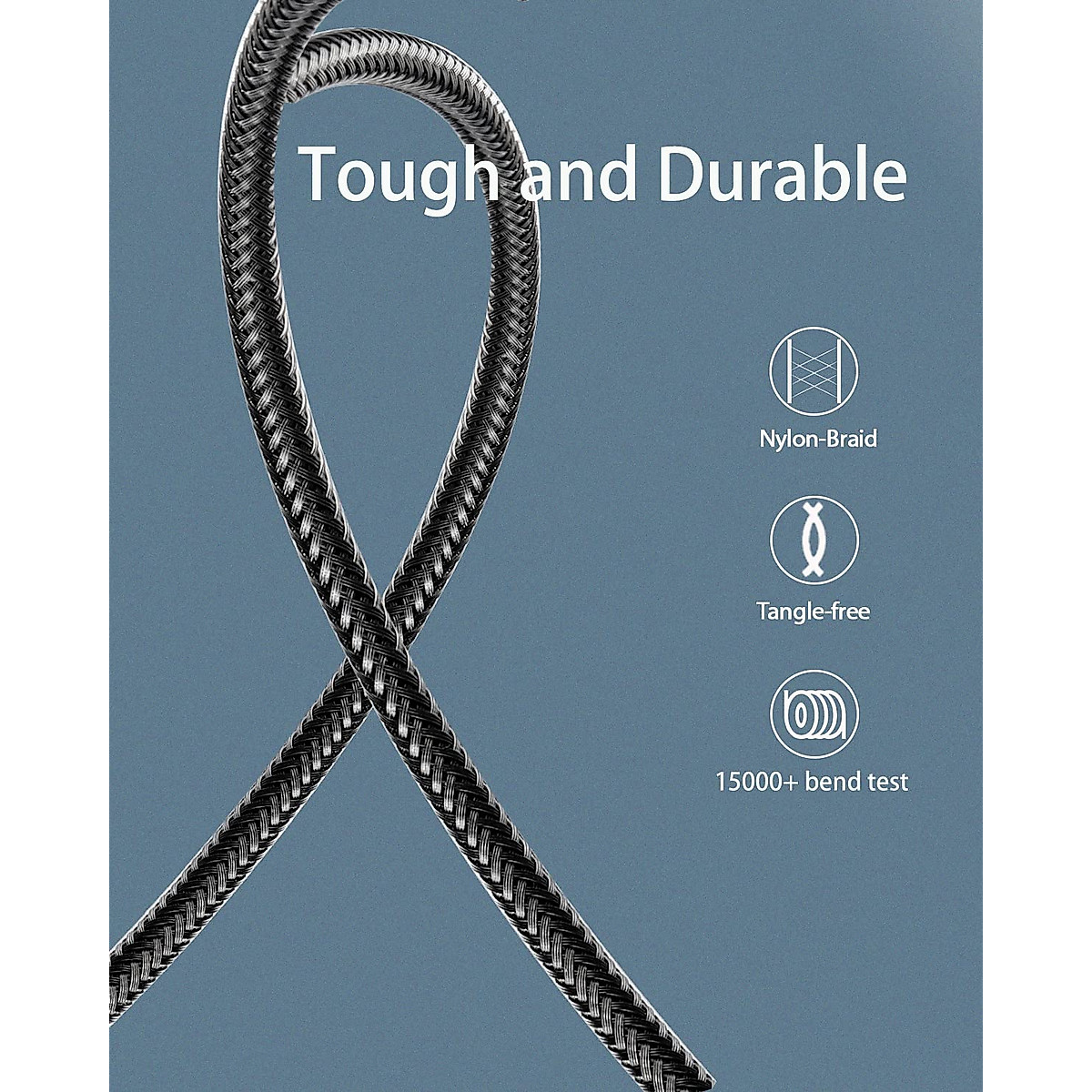 SOLMIMI USB Extension Cable, USB 3.0 A Male to USB A Female Cord, USB Extender Cable Compatible for PS4, PC, Laptop, TV, Headphone, Hard Drive, Keyboard, Mouse, Printer, Webcam (4FT/1.2M, Black)