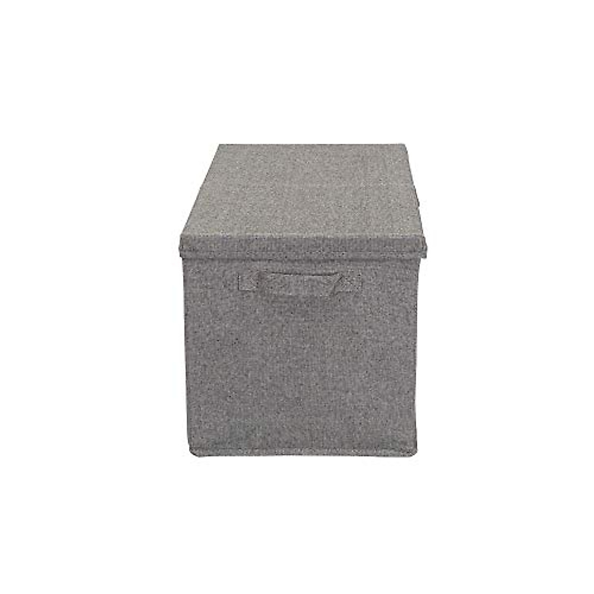 Household Essentials Jumbo Fabric Double Twist Box Storage Bin, X-Large, Grey