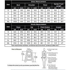 COOrun Womens Stretchy Golf Tennis Dress with Shorts Moisture Wicking Sport Workout Dress with Pockets White