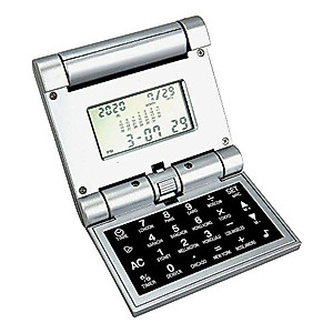 Sweda Travel Alarm Clock, World Time, Timer, Calendar, Calculator, Memory, WC38.