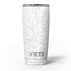 Design Skinz Slate Marble Surface V53 - Skin Decal Vinyl Wrap Kit Compatible with The Yeti Rambler Cooler Tumbler Cups