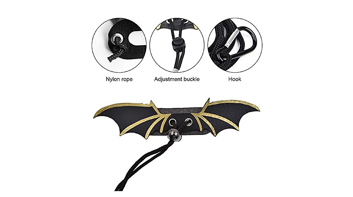 Bearded Dragon Harness Leash | Adjustable Leather Reptile Traction Belt