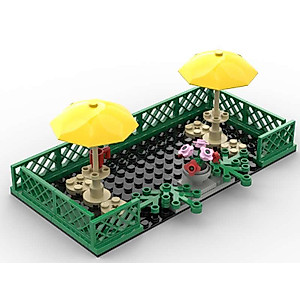 General Jim's 'Gulp & Go' Modular Convenience Store & Gas Station Building Blocks Set - 320 Piece Creator Street Bricks Kit