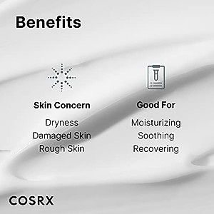 COSRX Rich Face Moisturizer for Day & Night with Pro Vitamin B5 (D Panthenol), Hydrium Moisture Power Enriched Cream, 50ml / 1.69 fl.oz | Propolis Extract, Ceramide, Hyaluronic Acid | Long Lasting Hydration for Dry, Sensitive Skin | Not Tested on Animals,