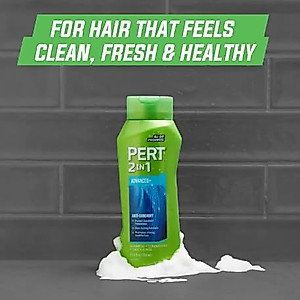 Pert Plus 2 in 1 Shampoo + Conditioner Dandruff Control 25.40 oz (Pack of 5)
