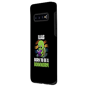 Galaxy S10 Ilias - Born To Be A Bookworm - Personalized Case