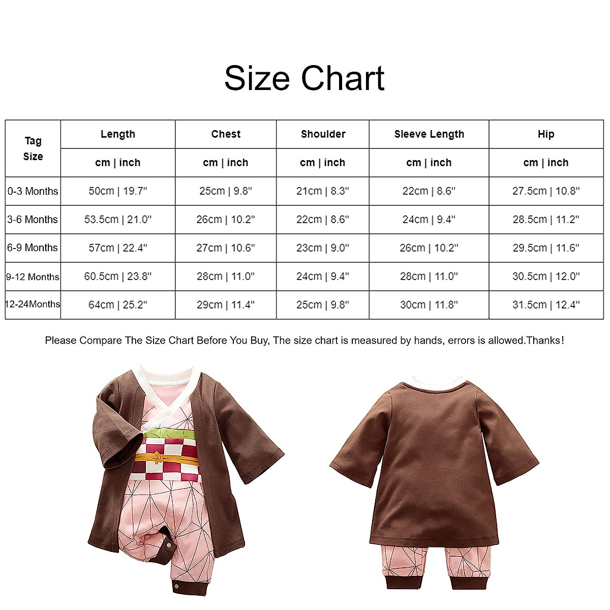 Infants Jumpsuit Newborn Clothes Cute Cartoon One Piece Romper Baby Halloween Cosplay Set Romper Clothes…