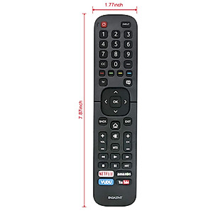 New EN2A27HT Replace Remote fit for HISENSE SMART TV 32H5D 39H5D 40H5D 43H5D 43H6D 50H5D 55H5D 50H6D 55H6D 60DU6070 65H6D 50DU6070 55DU6070 H5 series H6 series 4K UHD HDR Smart TV 2017 MODEL