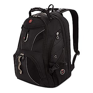 Swiss Gear SA1923 Black TSA Friendly ScanSmart Laptop Backpack - Fits Most 15 Inch Laptops and Tablets