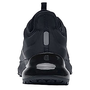 Shoes for Crews Gia, Women's Slip Resistant Work Shoes, Black, Size 7