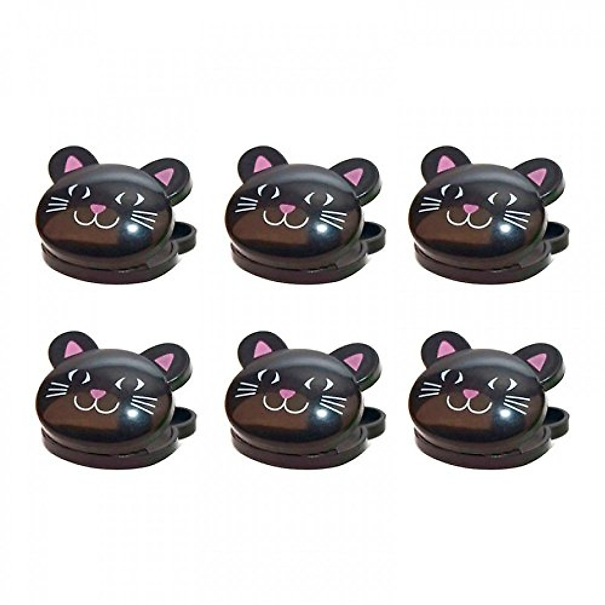6 Pc Sealing Chip Clips Storage Bag Fresh Food Snack Clip Grip Coffee Crafts Cat